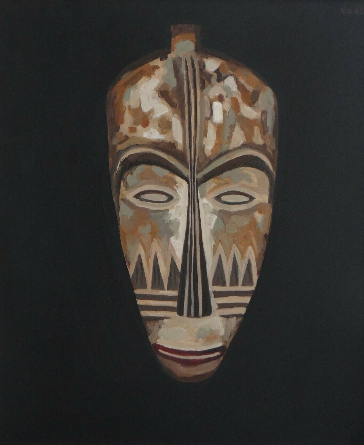 African Mask Painting