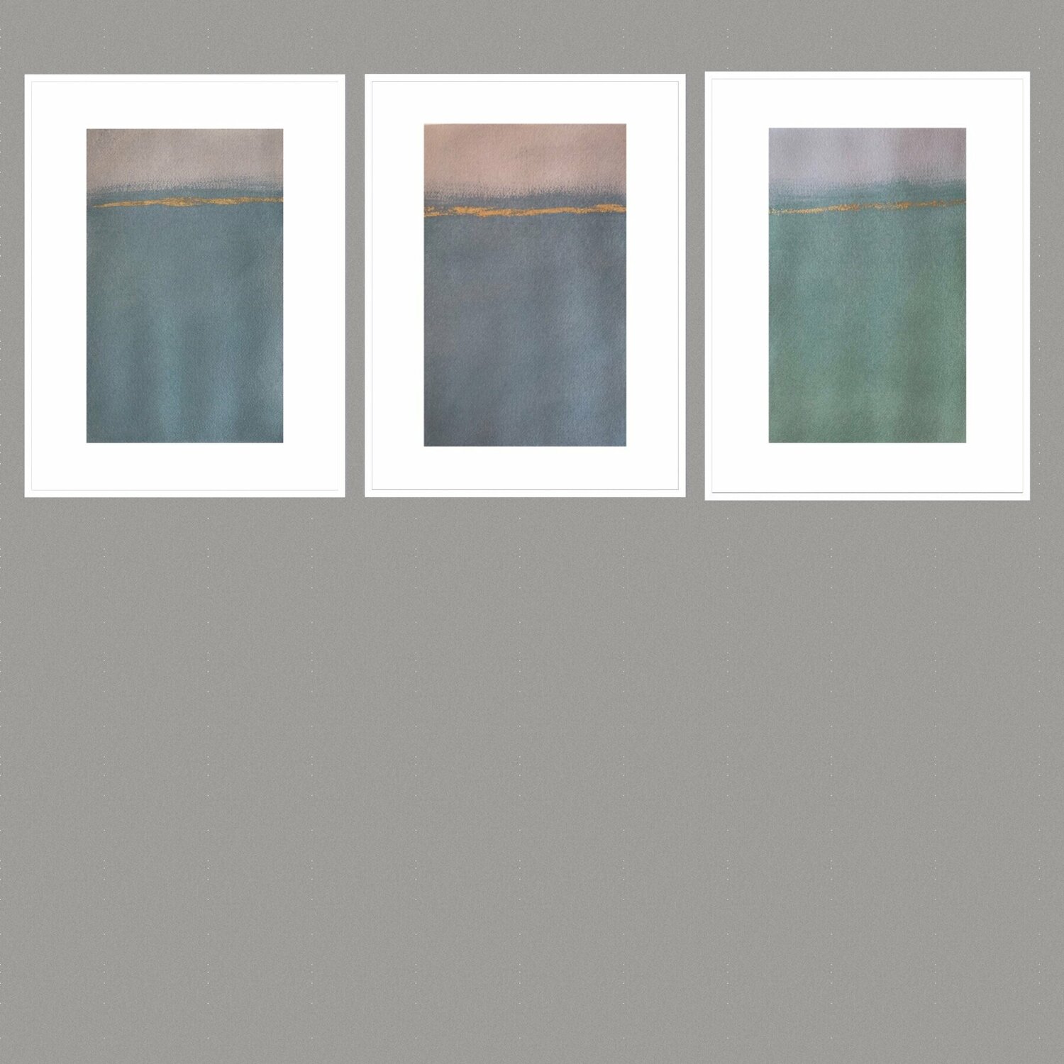 Colors on a Hot Cloudy Day in the Eolian Islands 1 by Joyce Dunn (2019) : Work on Paper ...