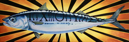 Strawberry Pi von Ryan Rice (2019): Malerei Öl auf Leinwand - SINGULART