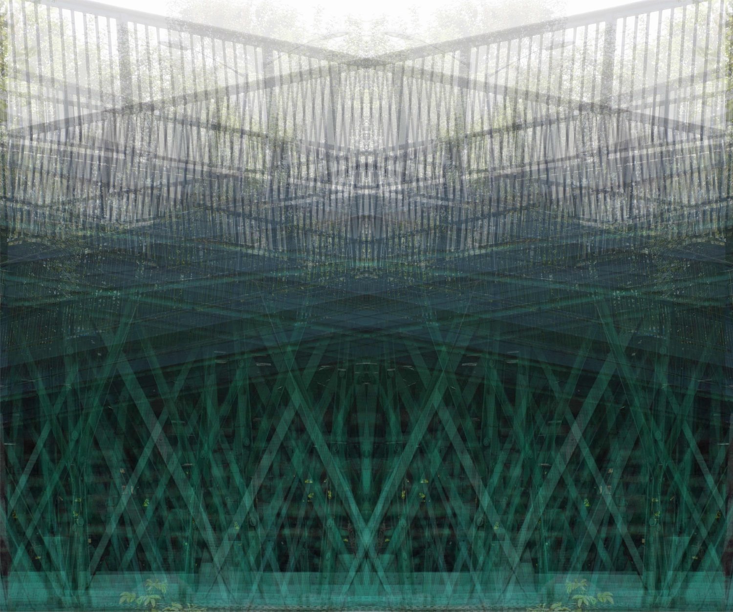 Green Bridge 2 by John Brooks (2016) : Photography Digital on Paper ...