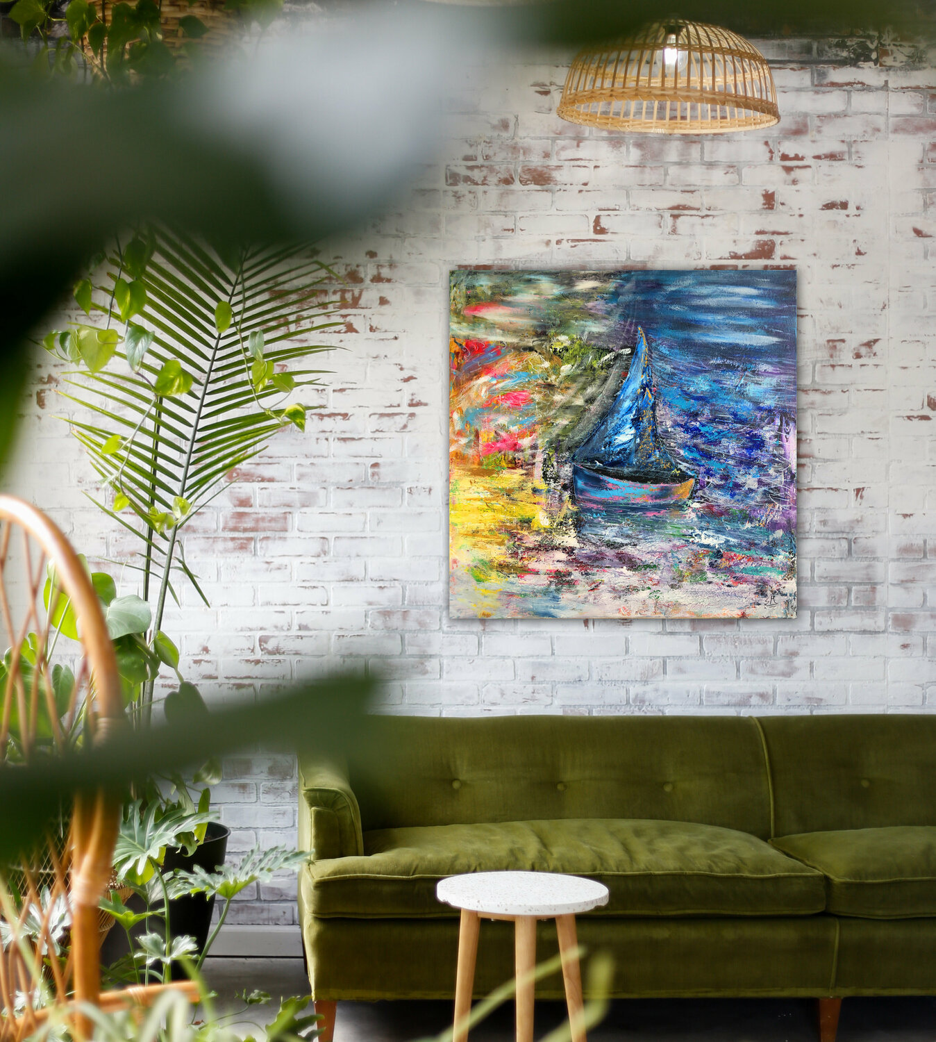 The Journey by Sebastian Merk (2019) : Painting Acrylic on Canvas ...