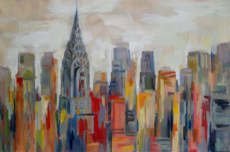 Chrysler Building Painting