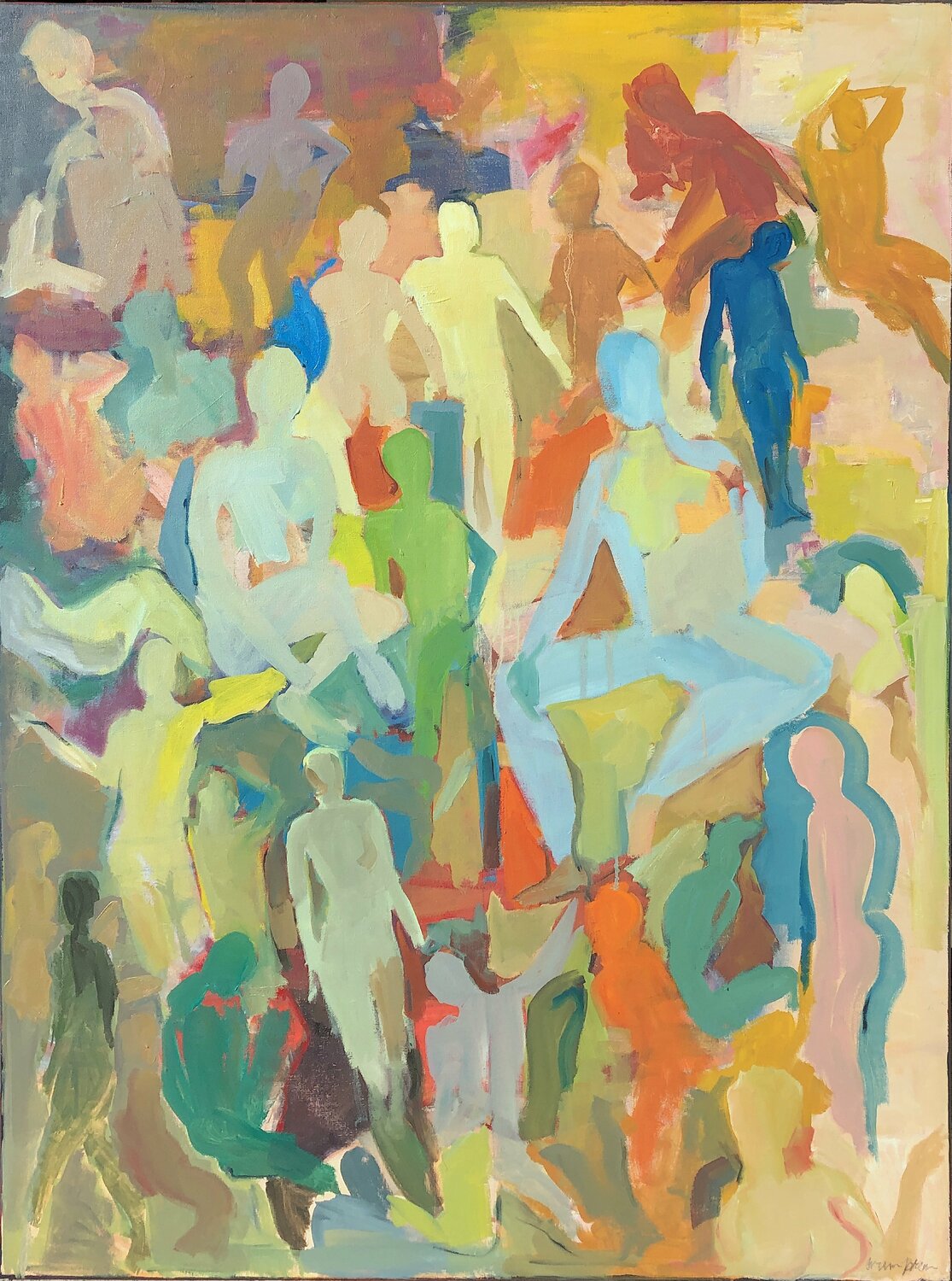 Stories of Us by Arun Prem (2019) : Painting Oil on Canvas - Singulart