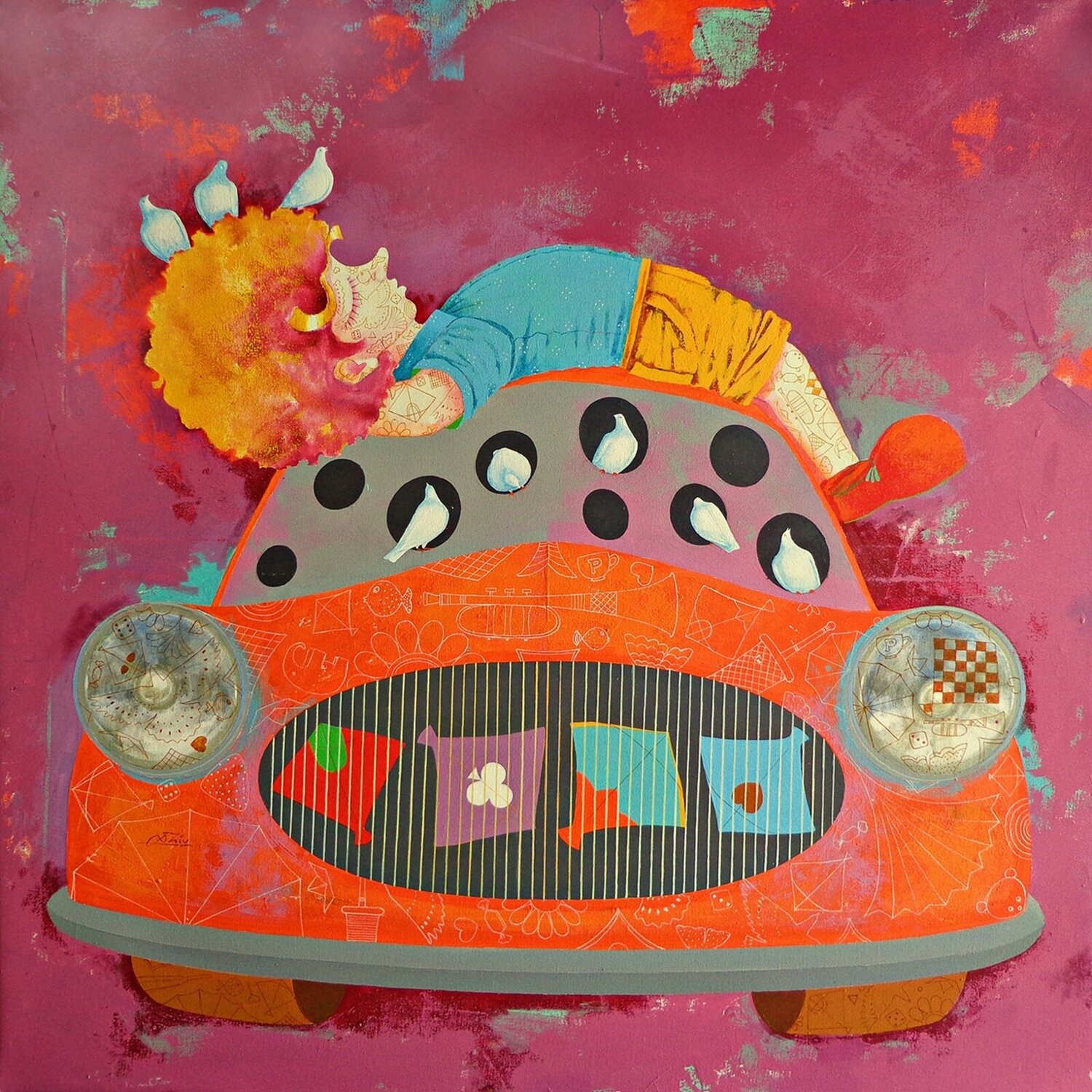 Childhood Treasure II de Shiv Kumar Soni (2019): Pintura Acrílico en ...