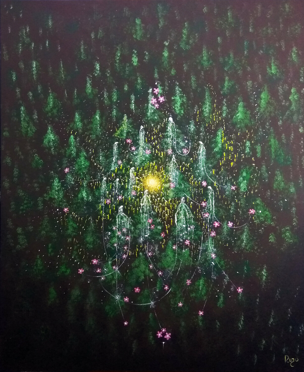 El Altar (Rigo-Art) by Rigoberto Castro (2019) : Painting Acrylic, Oil ...