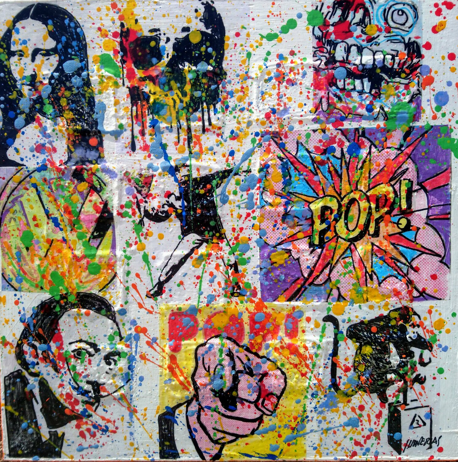 Driping pop by Joan Llaverias (2019) : Painting Acrylic on Wood - Singulart