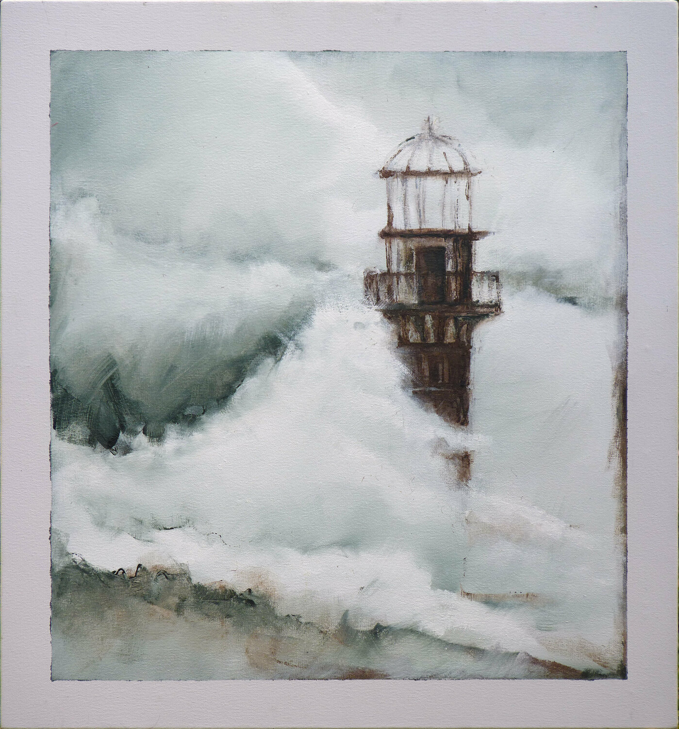 Big Splash von Jan Cilliers de Wet (2019): Malerei Öl auf Leinwand ...