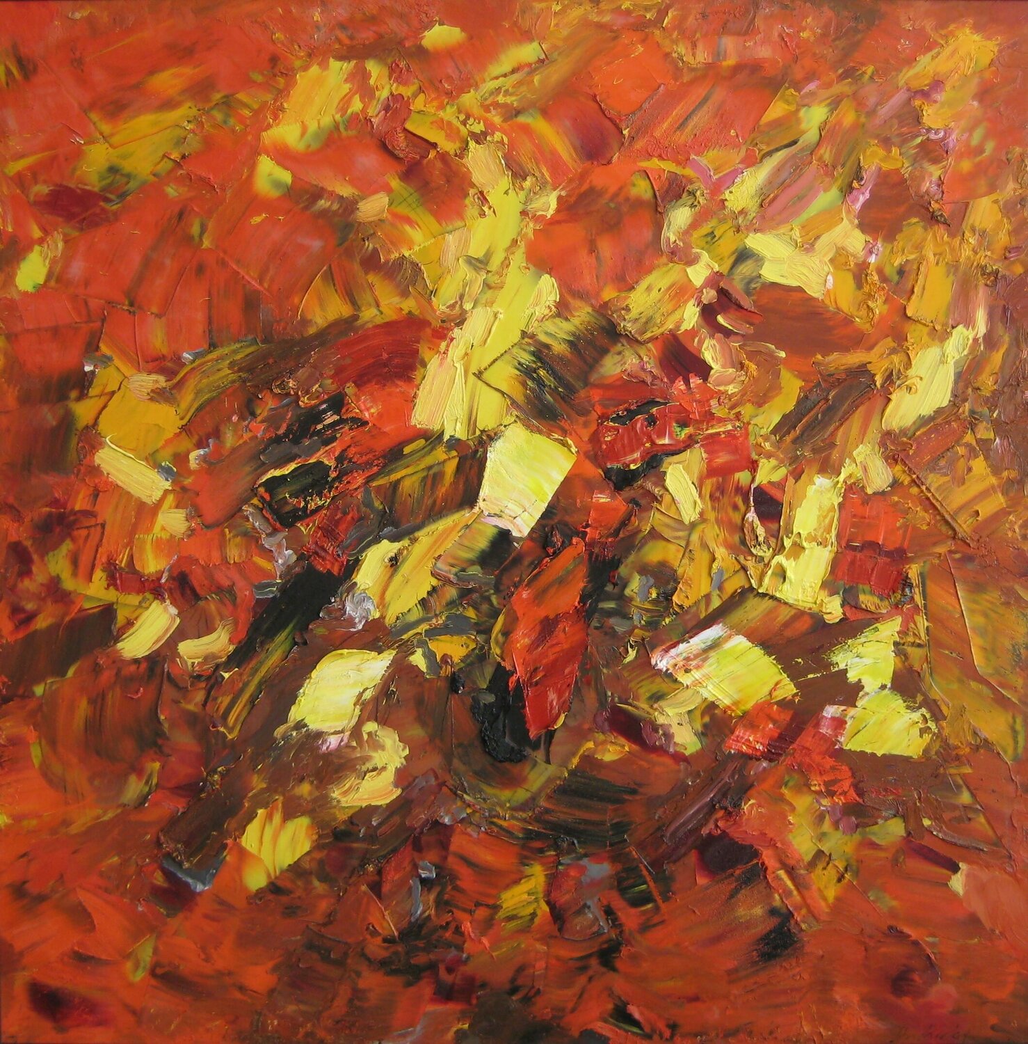 Herbst by Renée Strecker (2016) : Painting Oil on Plexiglas - Singulart