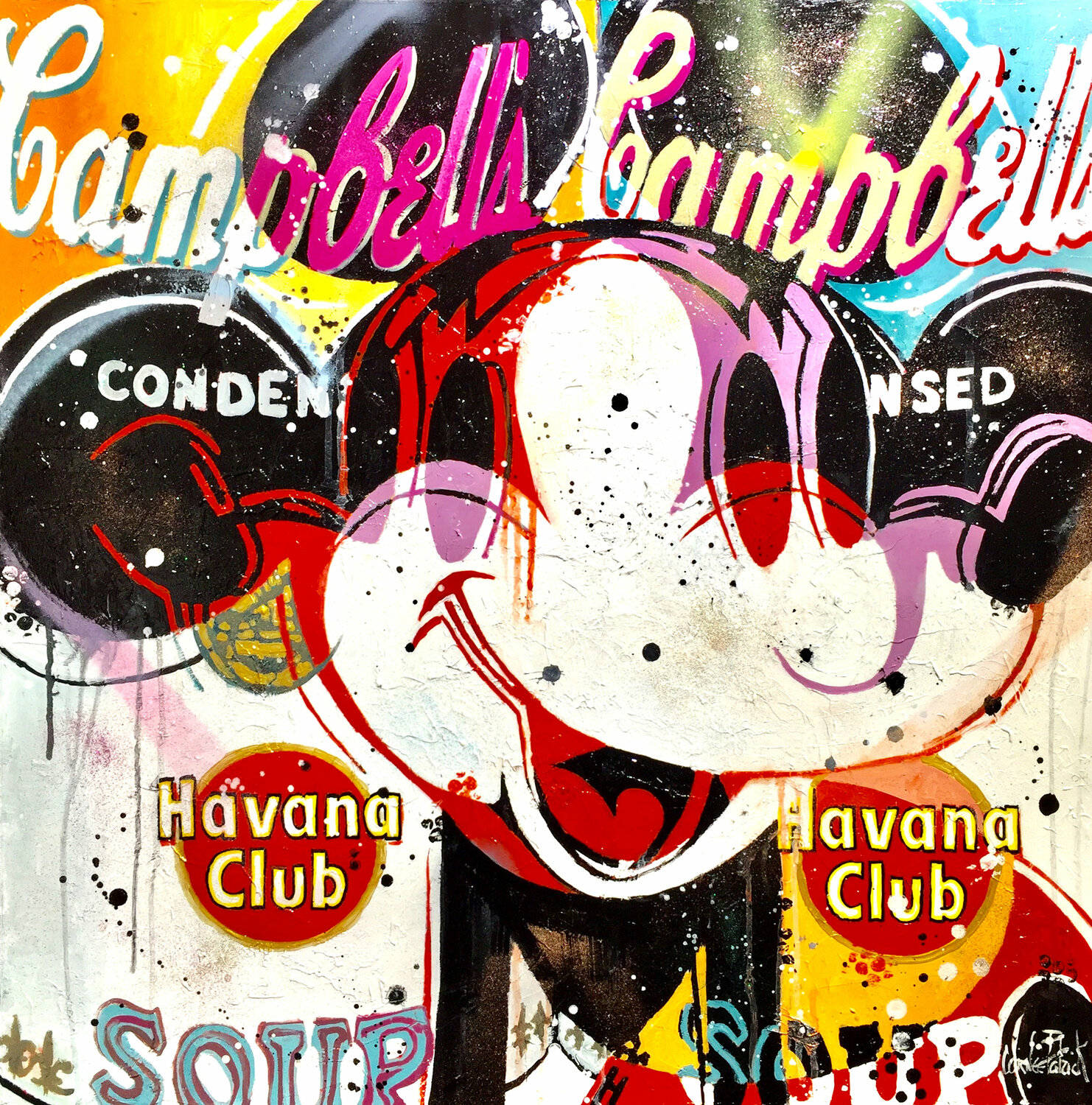 Mickey likes Havana Club, Orange version by Patrick Cornée (2019 ...