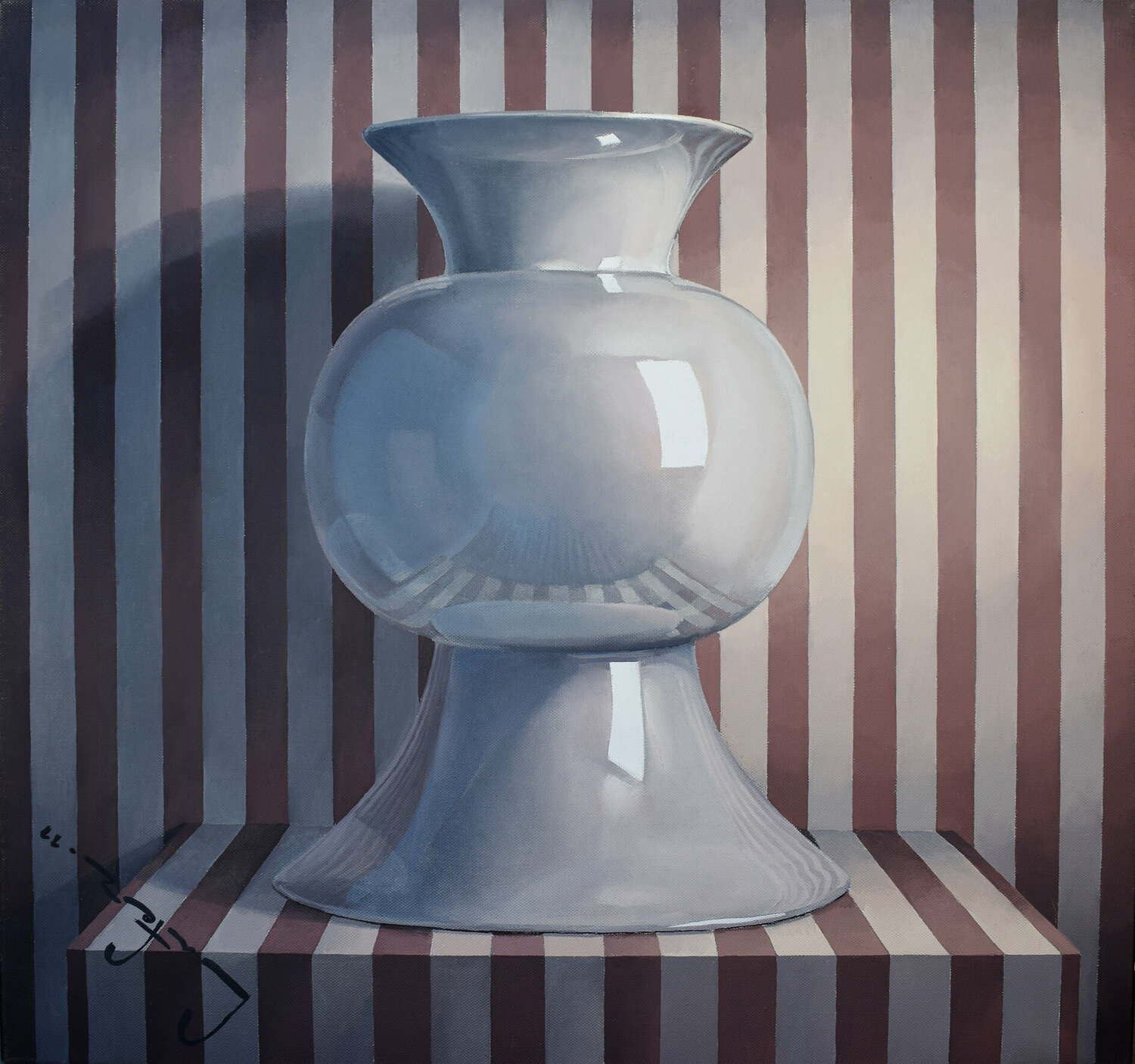 Living Room (left panel) by Alexander Lufer (2011) : Painting Oil on ...