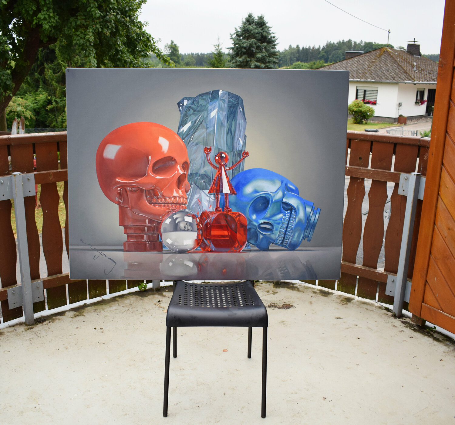 Vanitas Still Life by Alexander Lufer (2018) : Painting Oil on Canvas ...