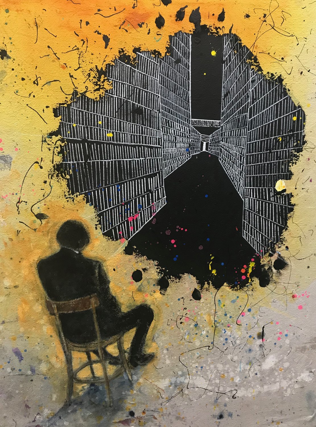 Camera Obscura by David Gista (2018) : Painting Acrylic on Canvas ...