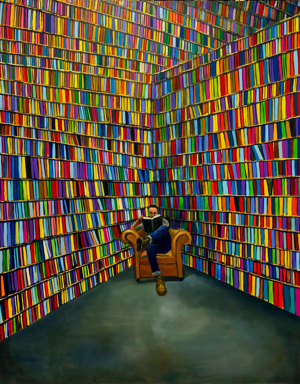 color corner by David Gista (2019) : Painting Acrylic on Canvas - Singulart