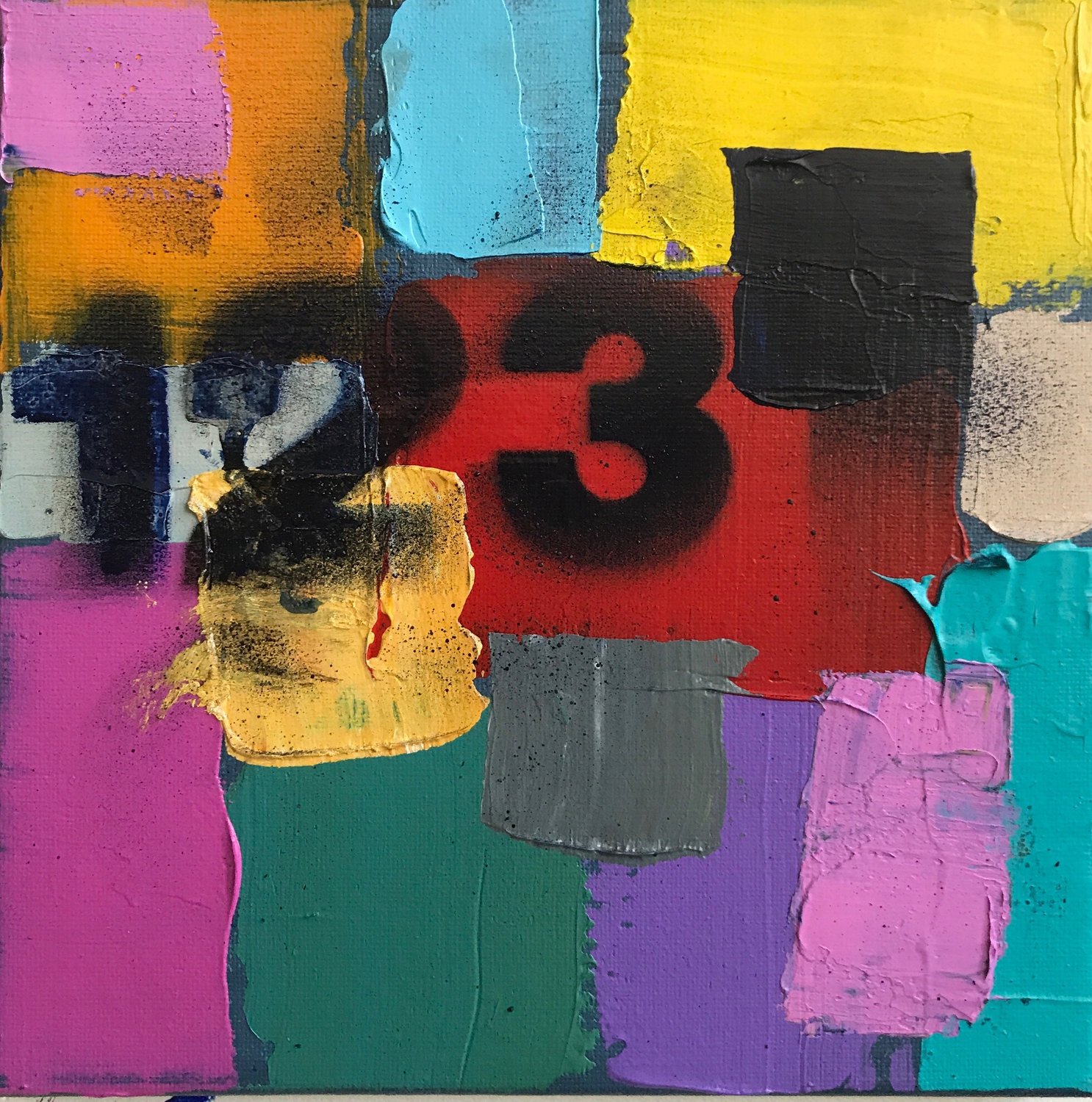 un, deux, trois soleil by David Gista (2017) : Painting Acrylic on ...