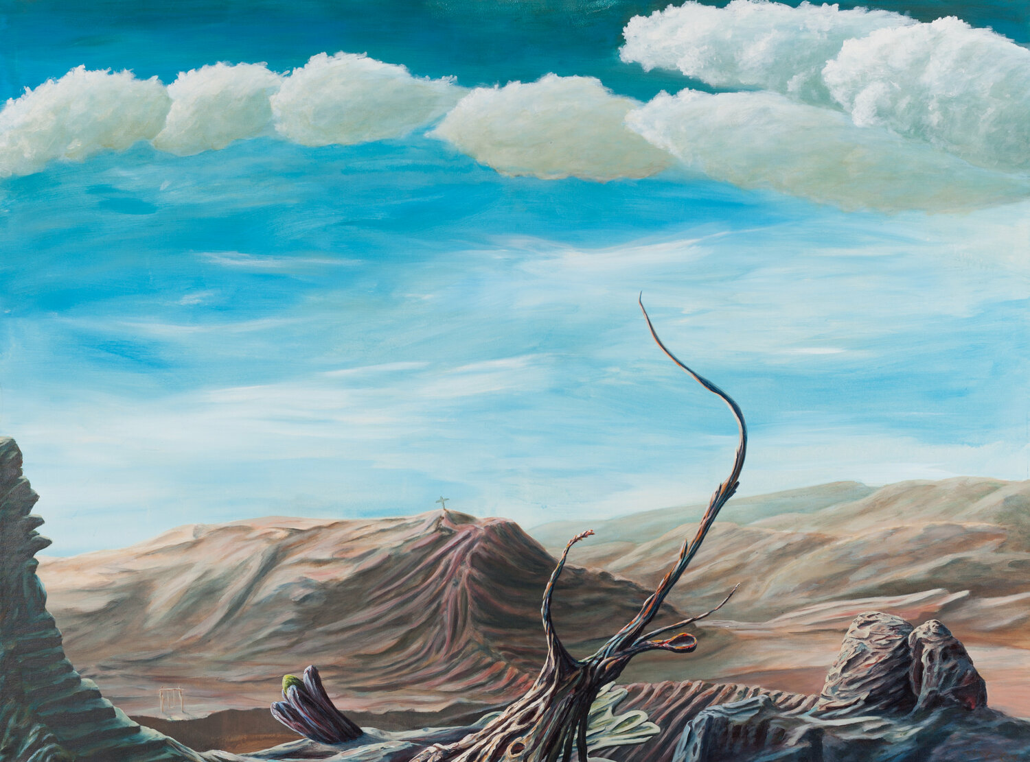 Löffelbaum - Spoontree de Mocx Dabbert (2015) : Peinture Acrylique sur Toile - Singulart