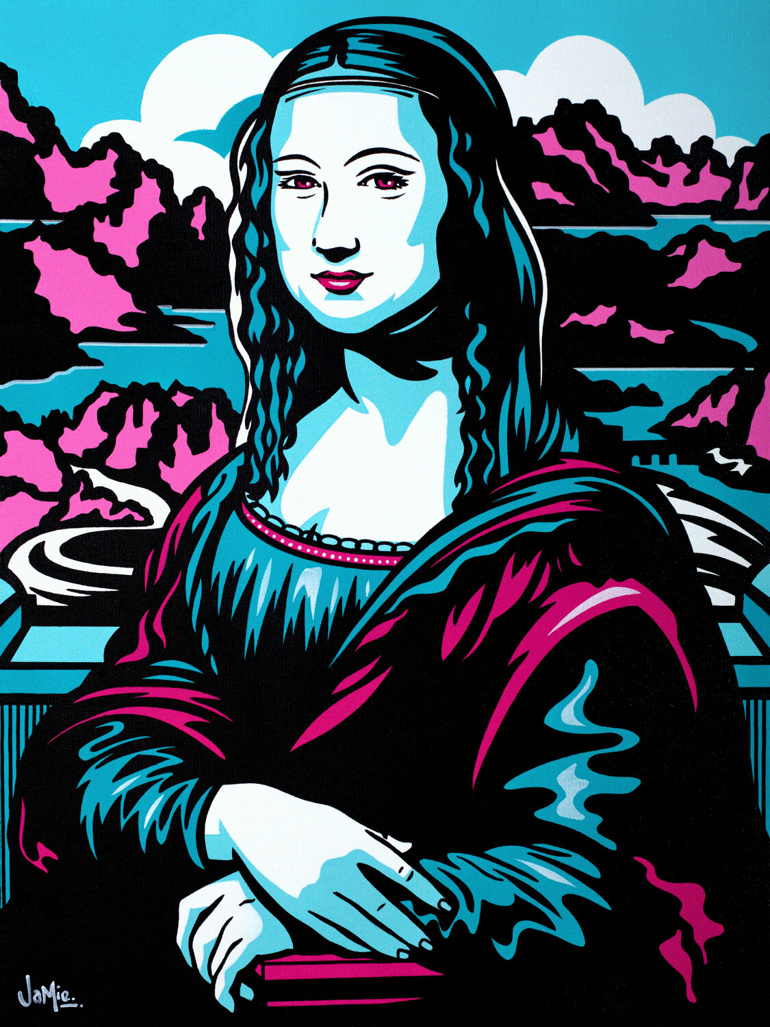 Mona Lisa by Jamie Lee (2019) : Painting Acrylic on Canvas - SINGULART