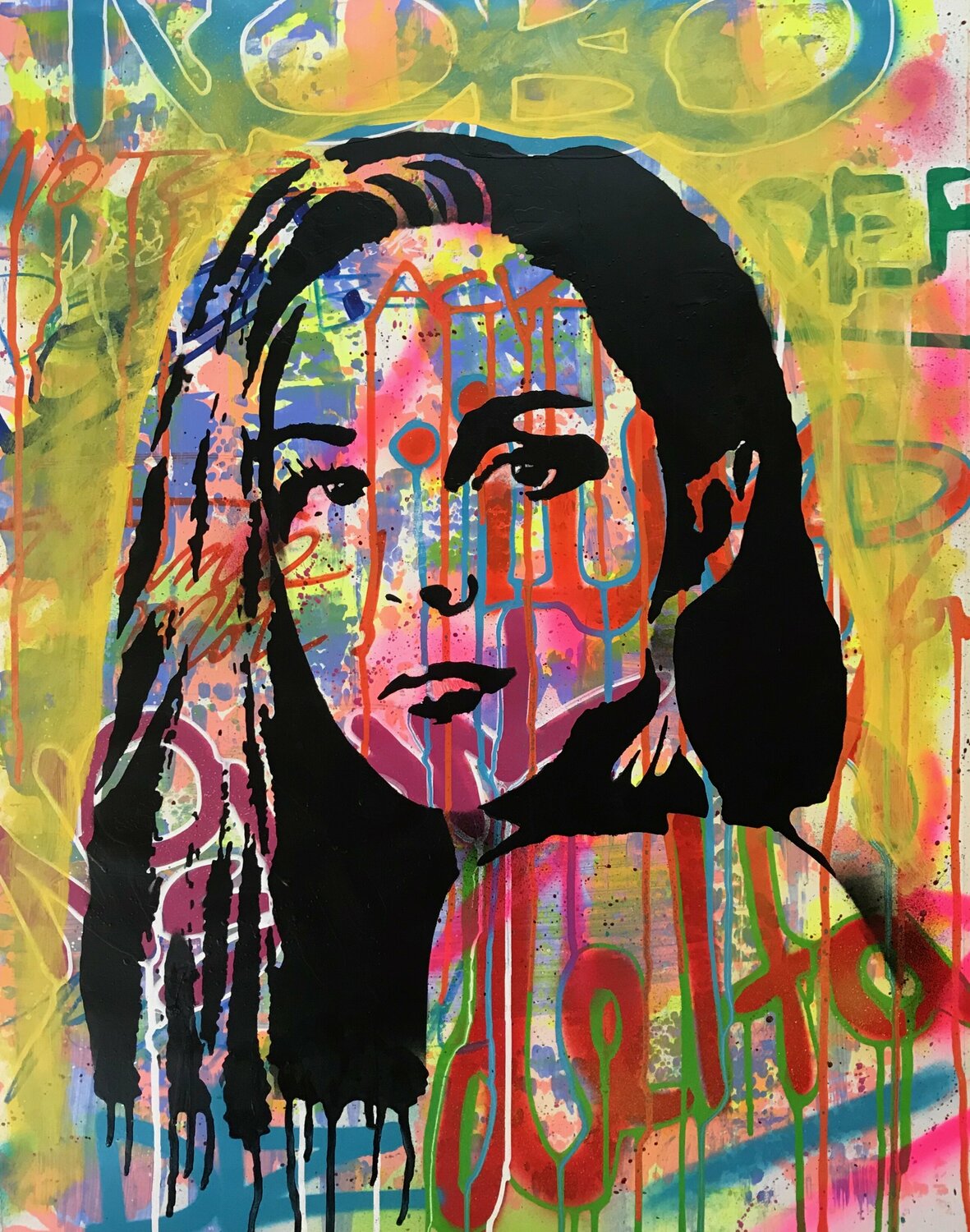 Truth by Dean Russo (2019) : Work on Paper Acrylic, Spray Paint on ...