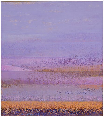 Abstrakte Landschaft mit halbem Horizont by Michael Freudenberg (2019) : Painting Oil on Canvas ...