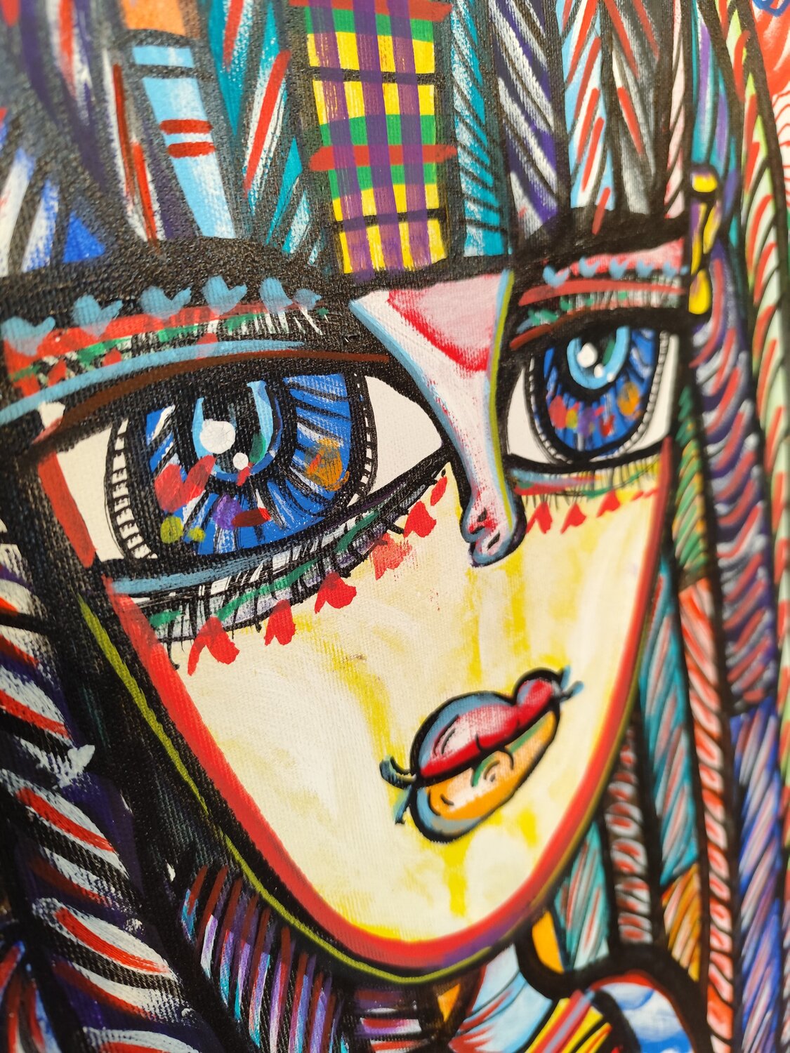 The Woman Collector of Hearts by Laurentiu Dimisca (2025) : Painting ...