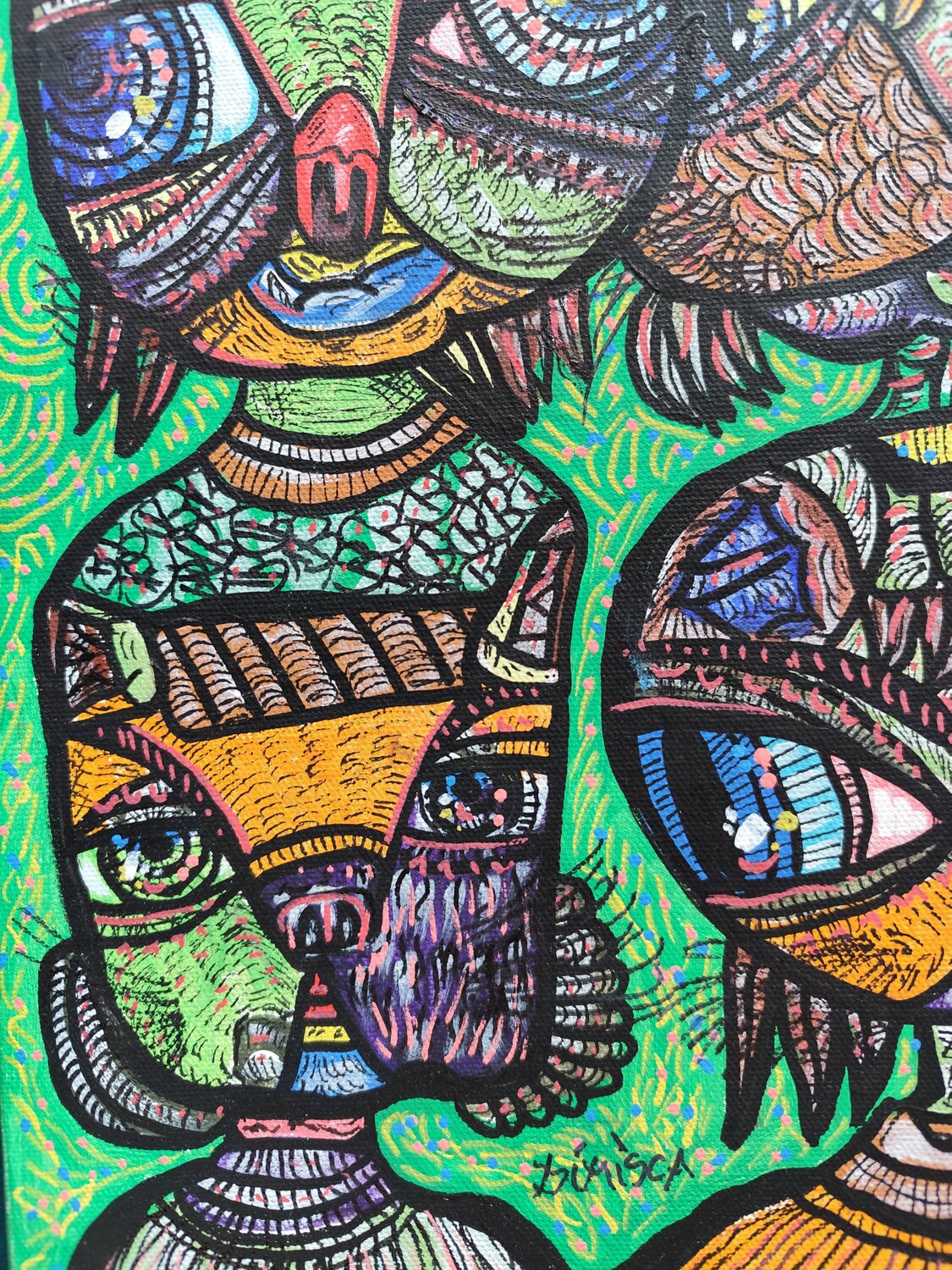 Pis,Pis..Miau,Miau 1 by Laurentiu Dimisca (2026) : Painting Acrylic ...