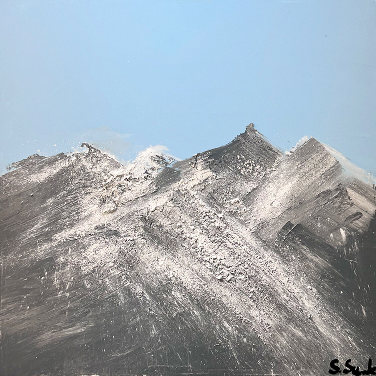 Glaube versetzt Berge by Sylwia Synak (2022) : Painting Acrylic on ...