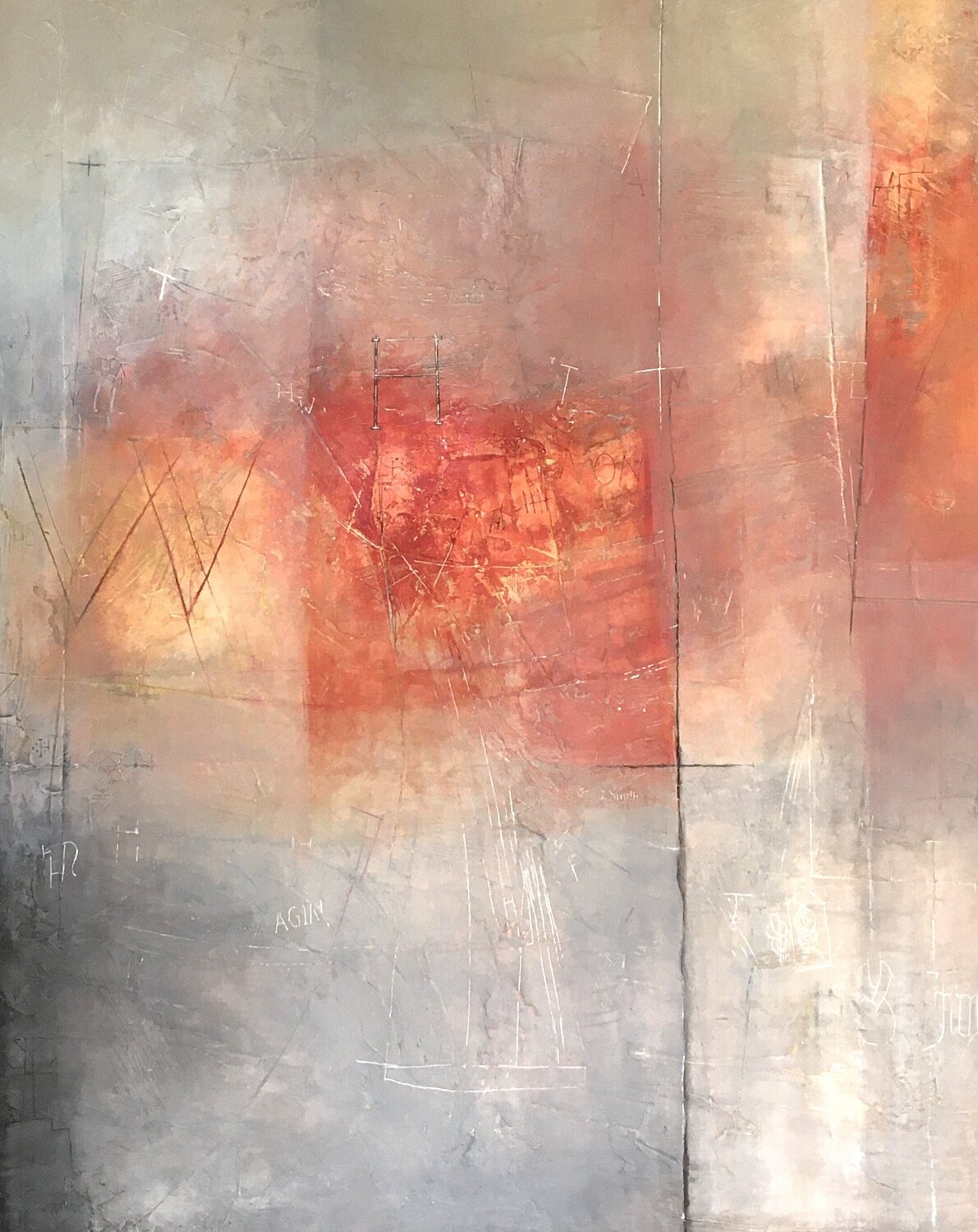 Lifeblood de Michèle Griffiths (2020) : Peinture Acrylique, Crayon sur ...