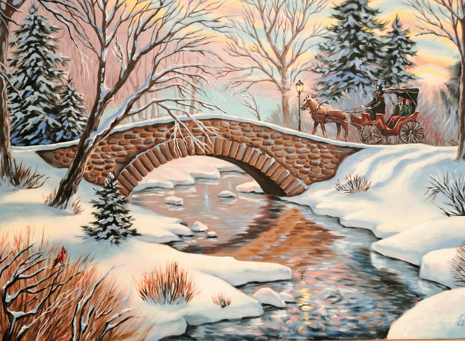 Beautiful Christmas Landscape