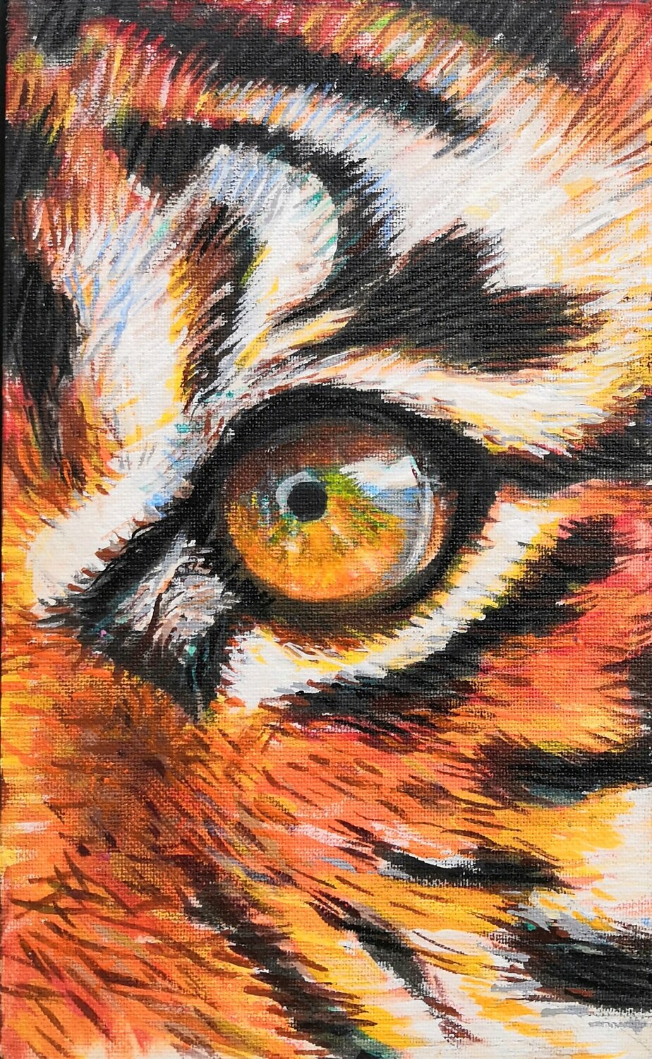 Tiger Oil Painting