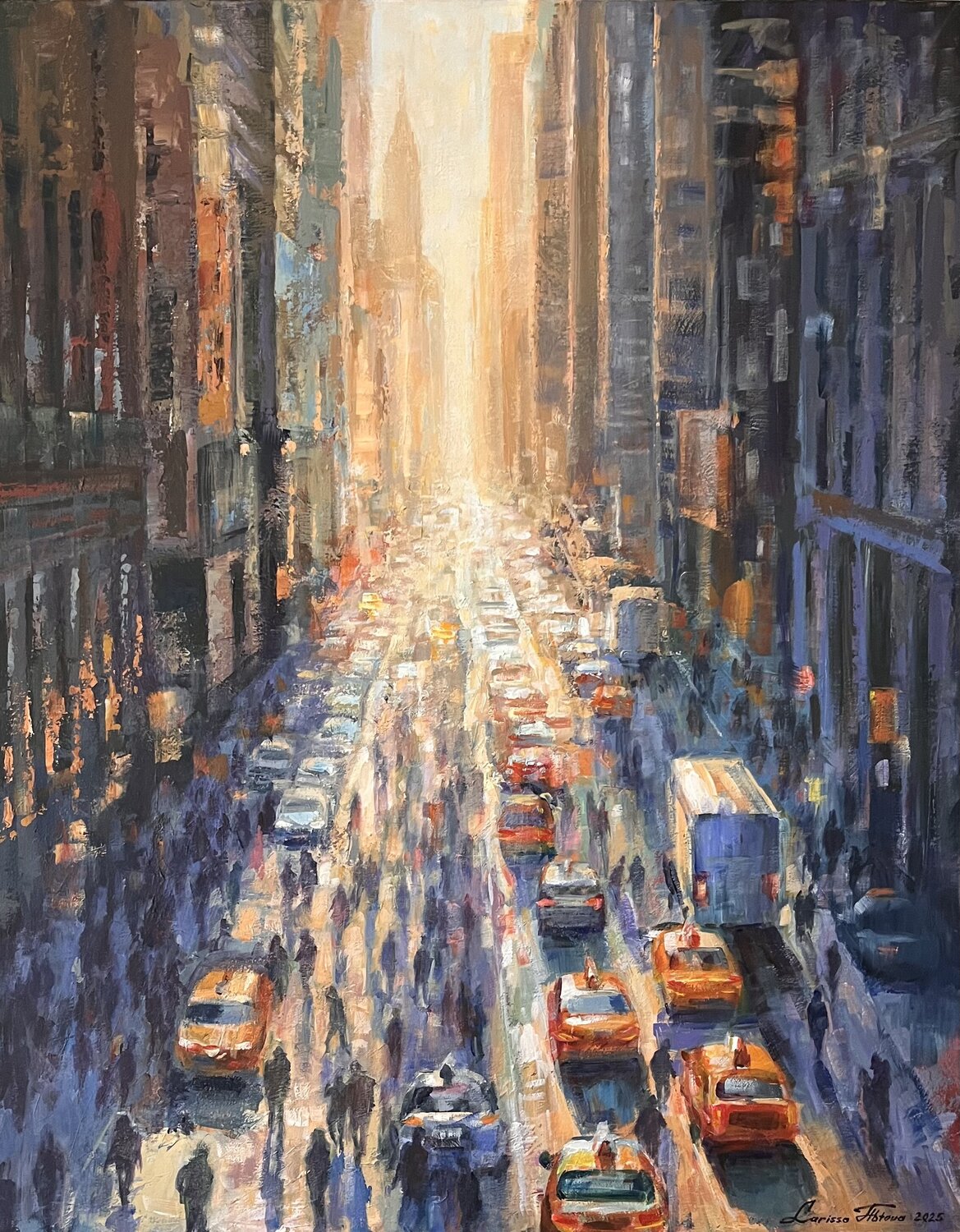 Breaking light by Larissa Abtova (2025) : Painting Acrylic on Canvas - Singulart