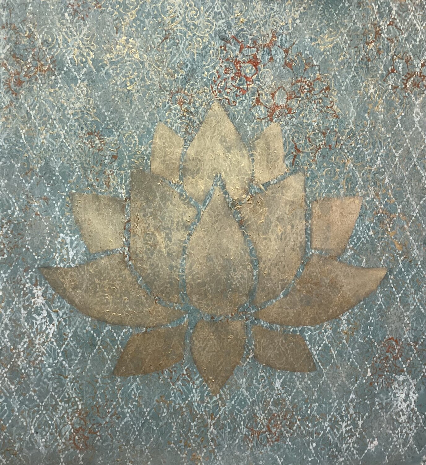 Lotus de Marc Janus (2025) : Peinture Huile sur Lin - Singulart