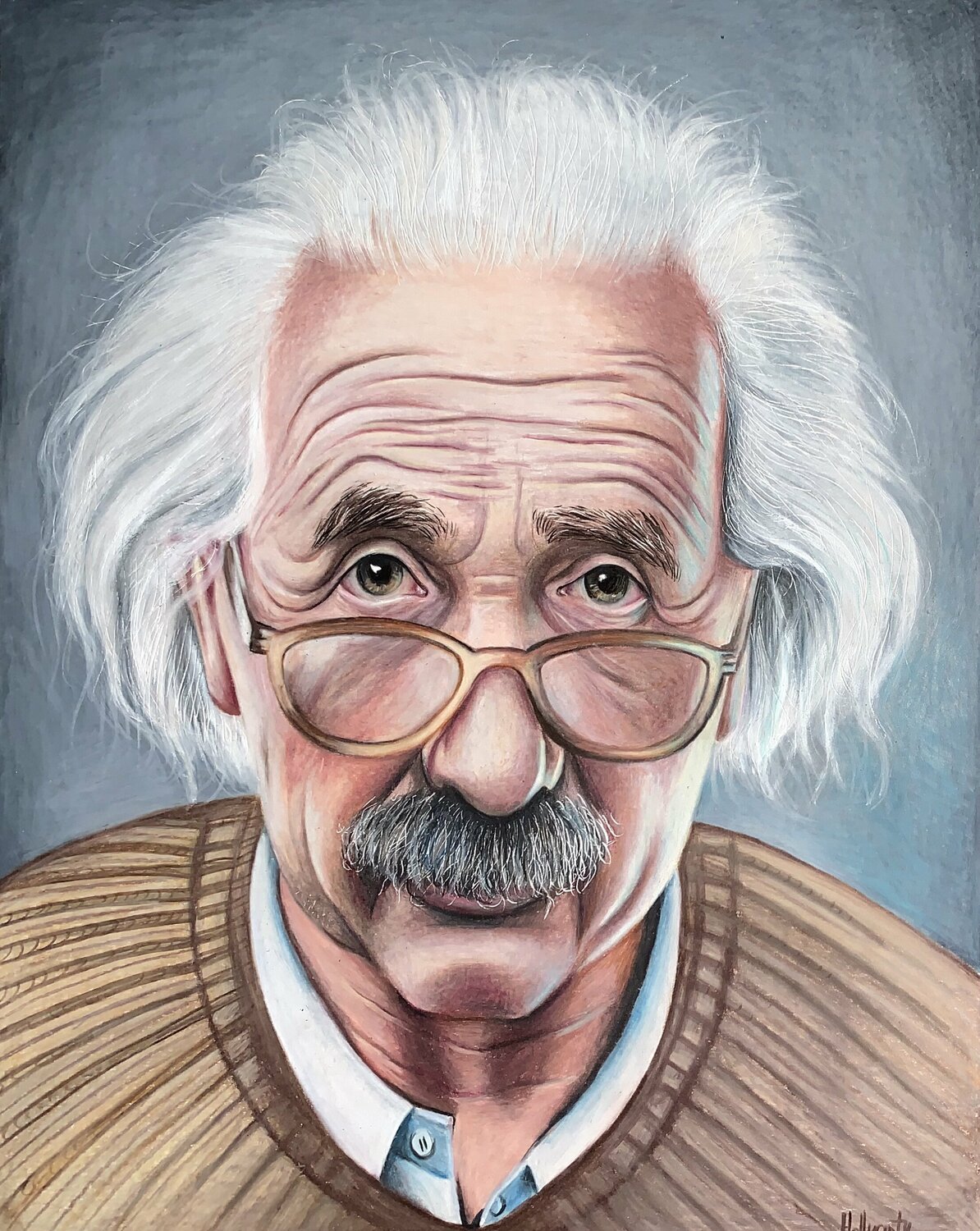 Albert Einstein Drawing