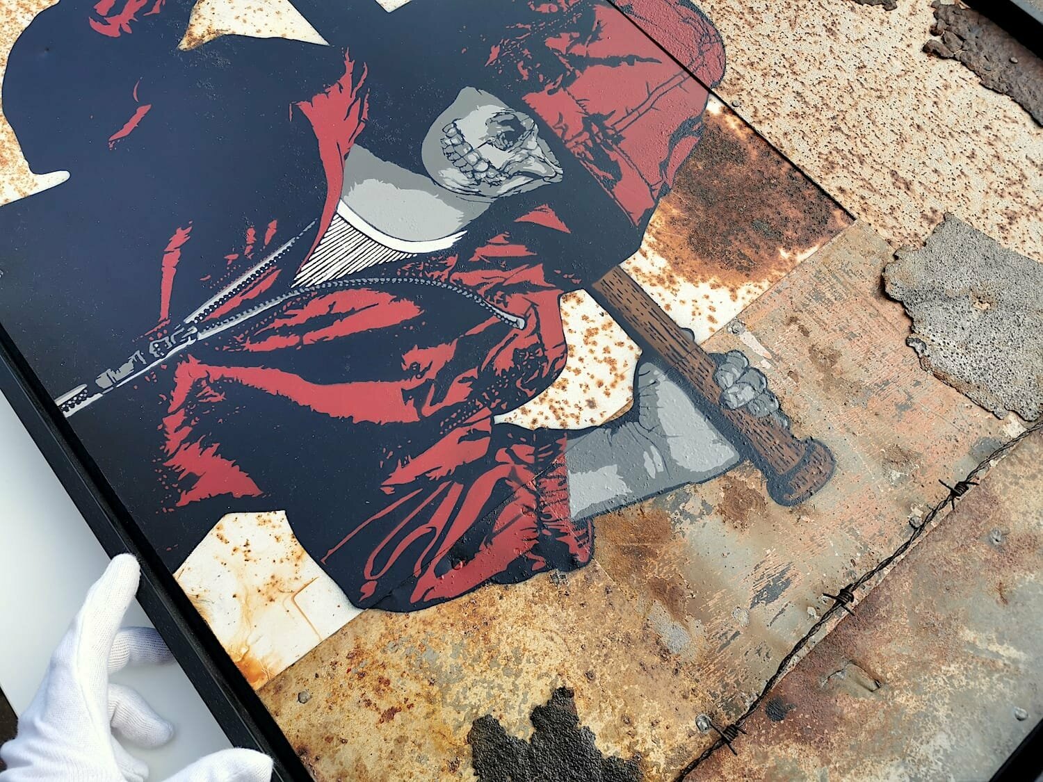 Teenage Riot by Alias (2018) : Painting Spray Paint on Metal - SINGULART