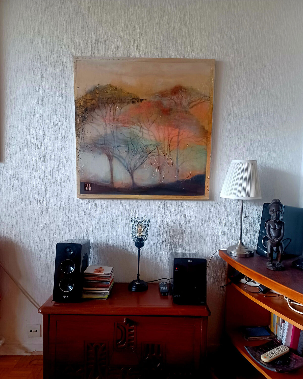 La tête au soleil von Ly-Rose (2024): Malerei Acryl, Öl auf Leinwand ...