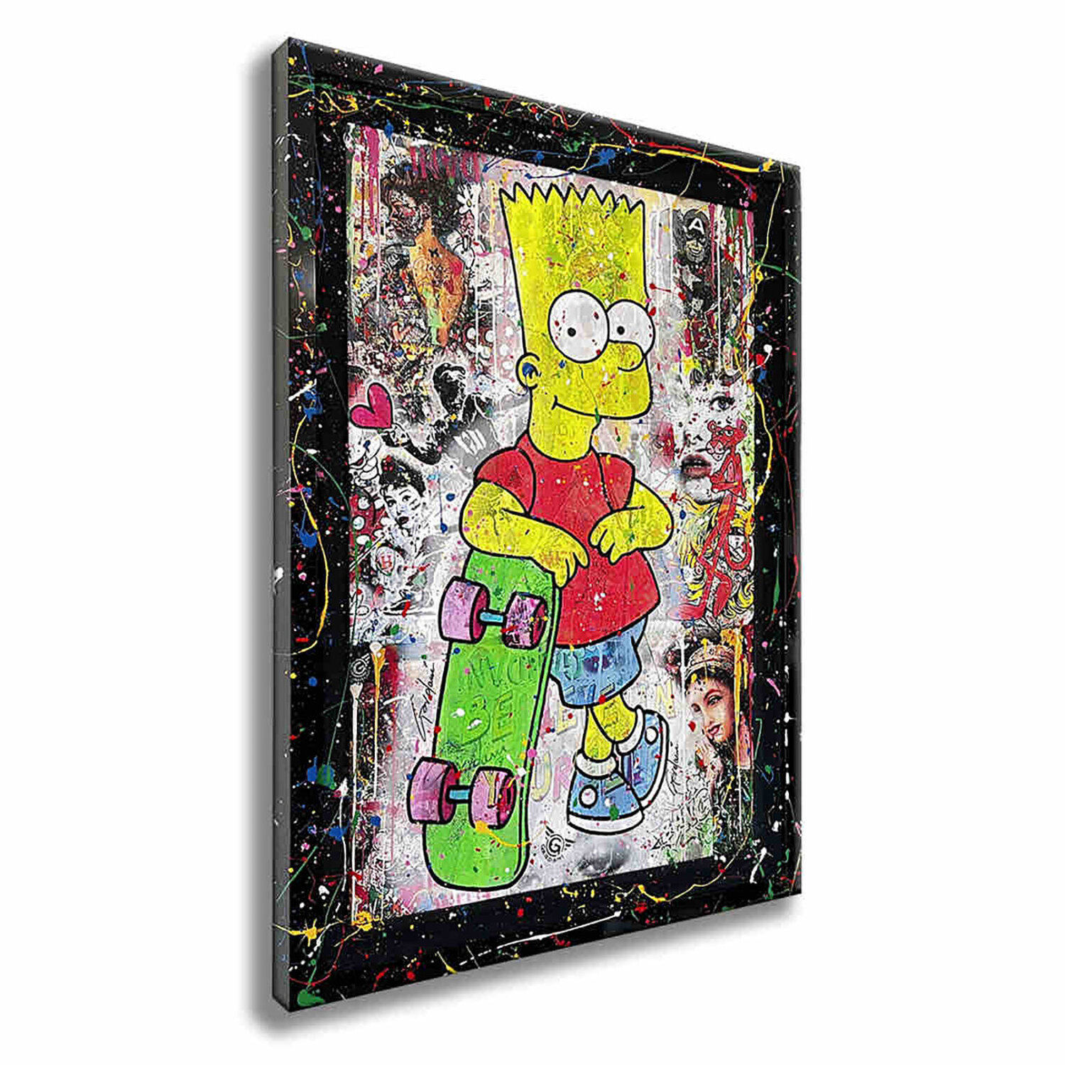 Faster Bart – Original Painting on canvas by Gardani (2022) : Painting ...