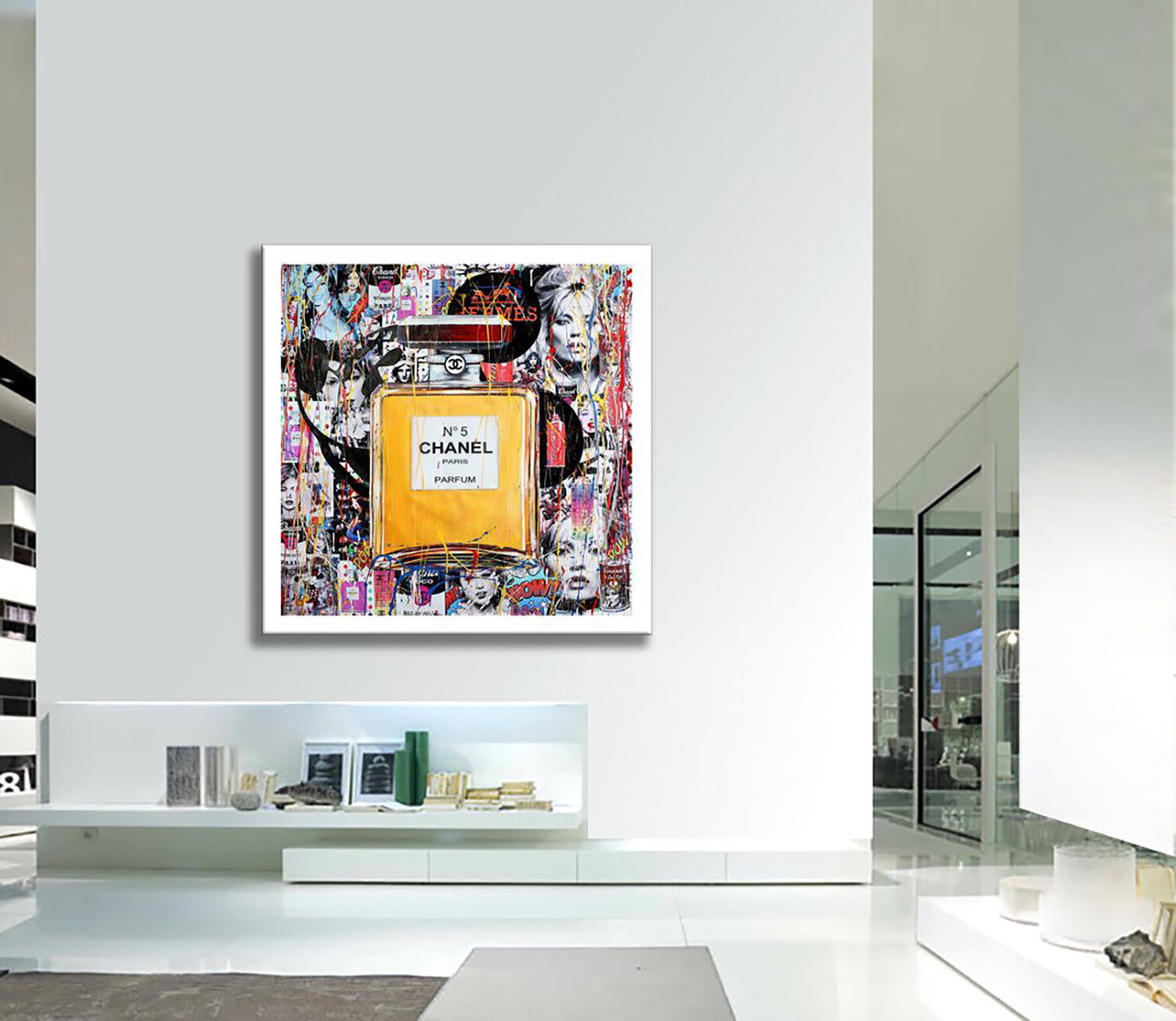 Chanel Paris Parfum – Original Painting on canvas von Gardani (2023 ...