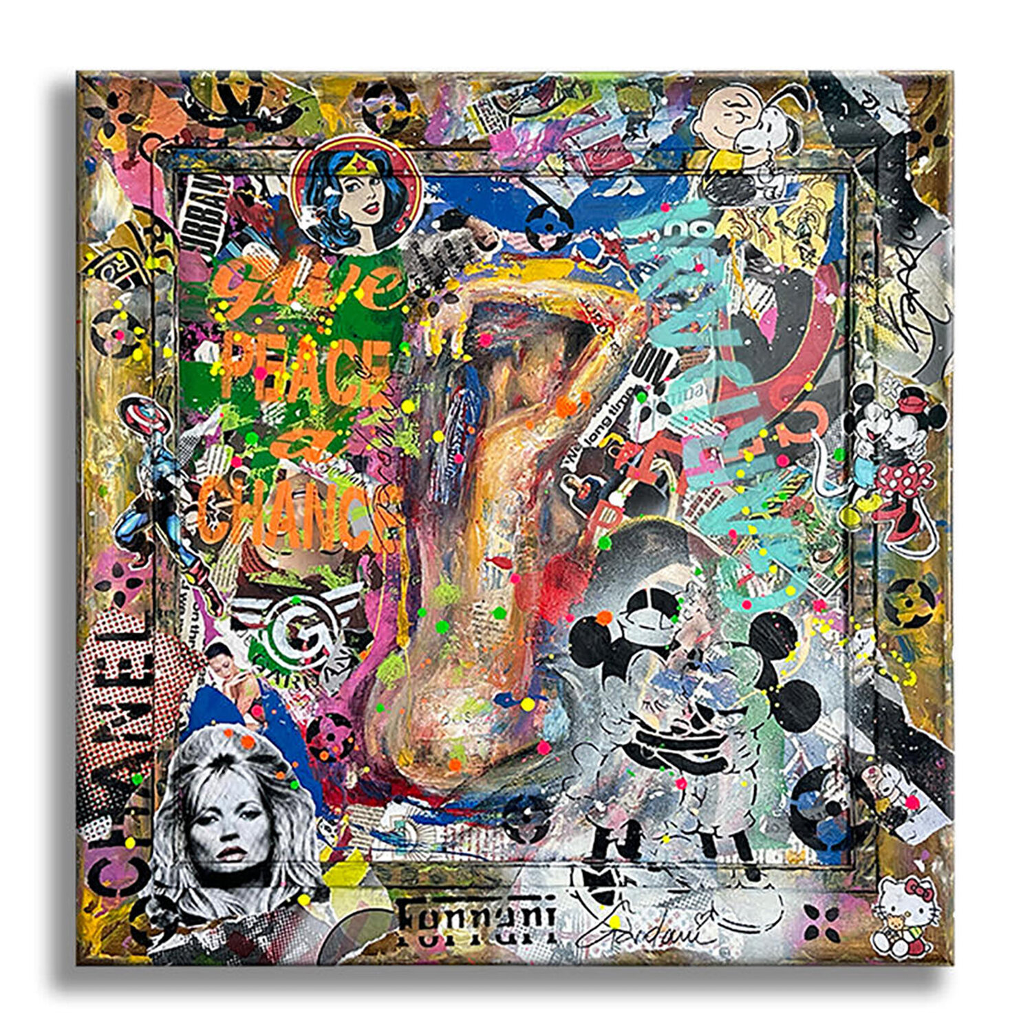 Chance – Original Painting on canvas by Gardani (2023) : Painting ...