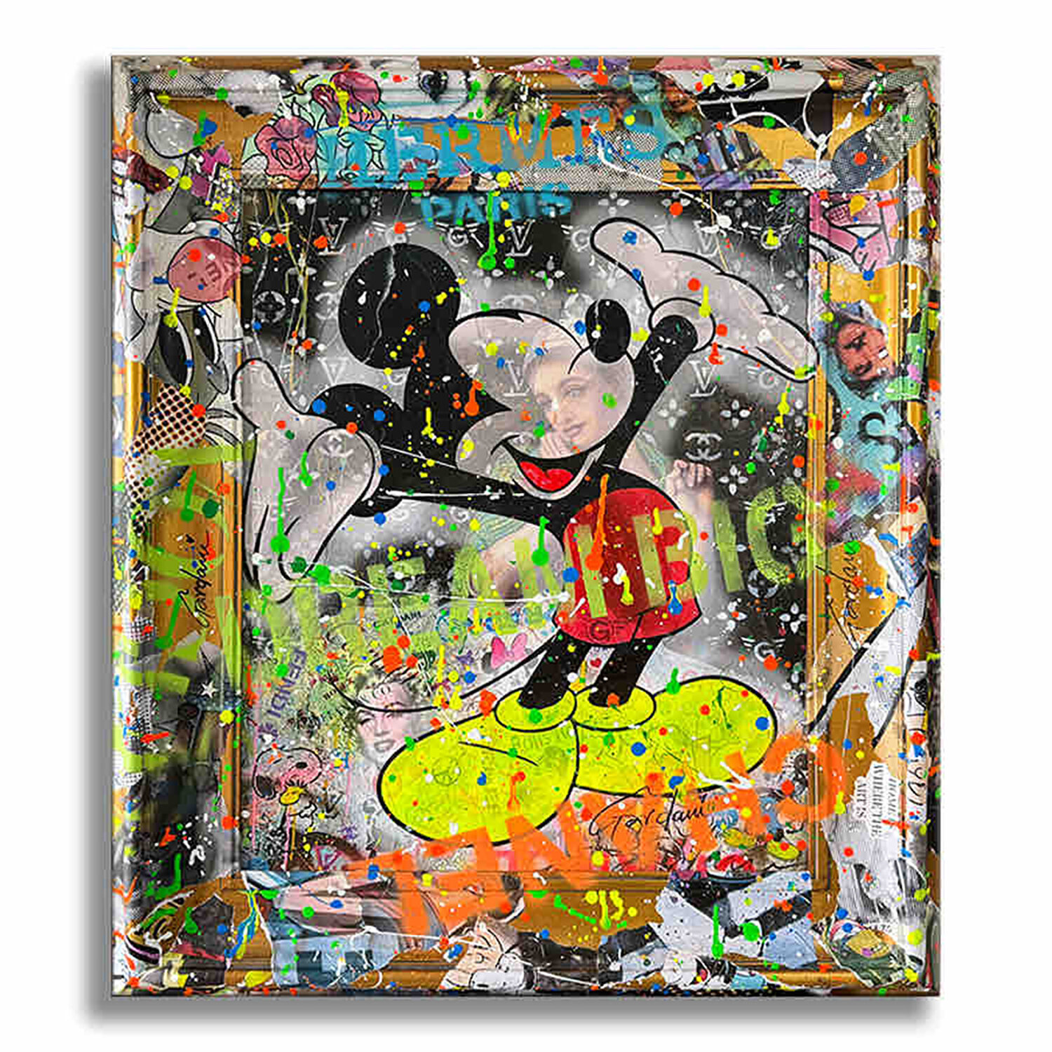 Mickey Always Dream Big – Original Painting on canvas by Gardani (2023 ...