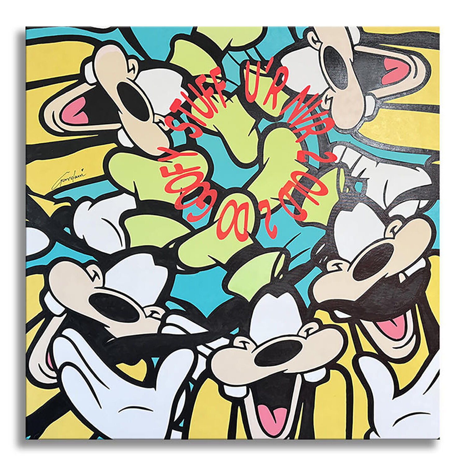 Goofy Stuff - Original Painting on Canvas de Gardani (2024): Pintura ...