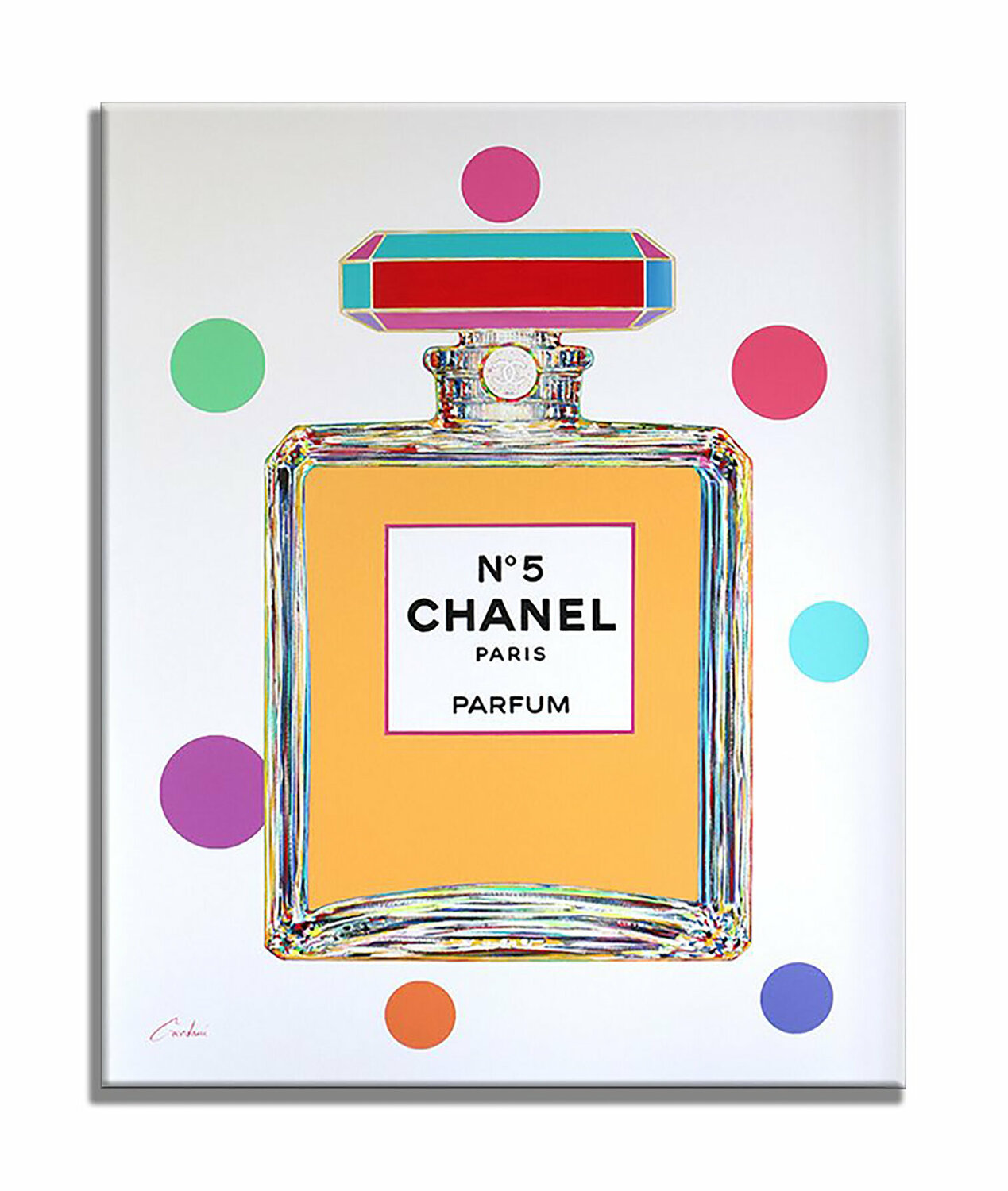 Chanel Snow - Original Painting on Canvas de Gardani (N.D): Pintura ...