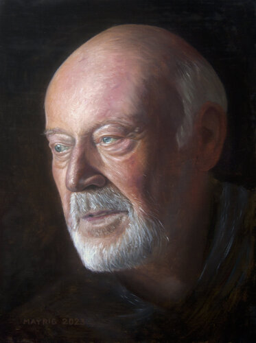 Wisdom de Mayrig Simonjan (2023) : Peinture Huile sur Bois - Singulart