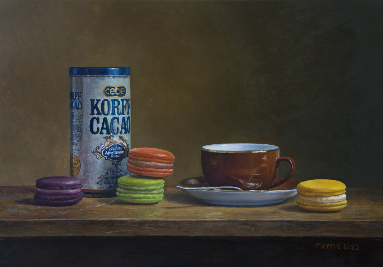 Sweet Moment by Mayrig Simonjan (2022) : Painting Oil on Wood - Singulart