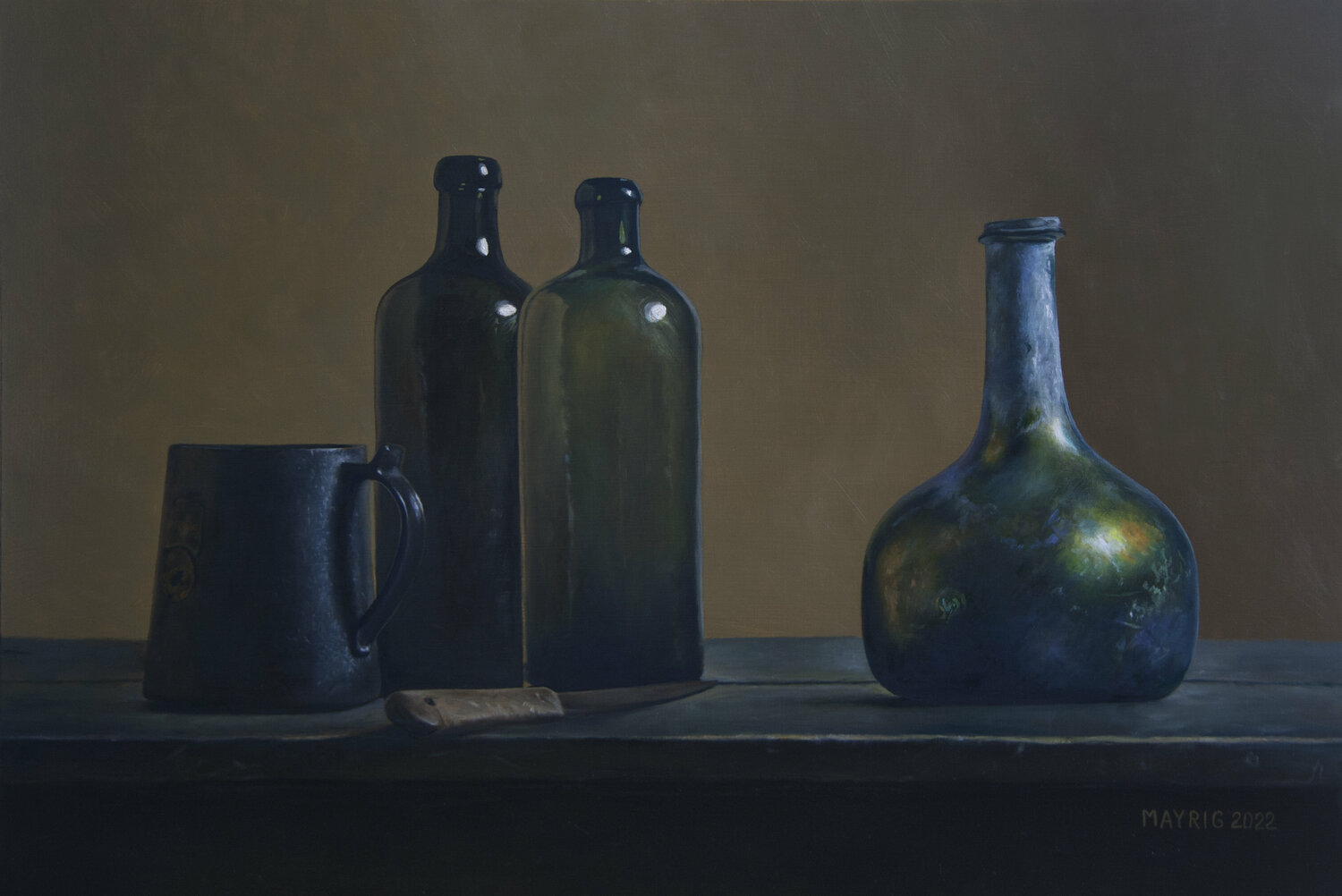 Full of History by Mayrig Simonjan (2022) : Painting Oil on Wood ...