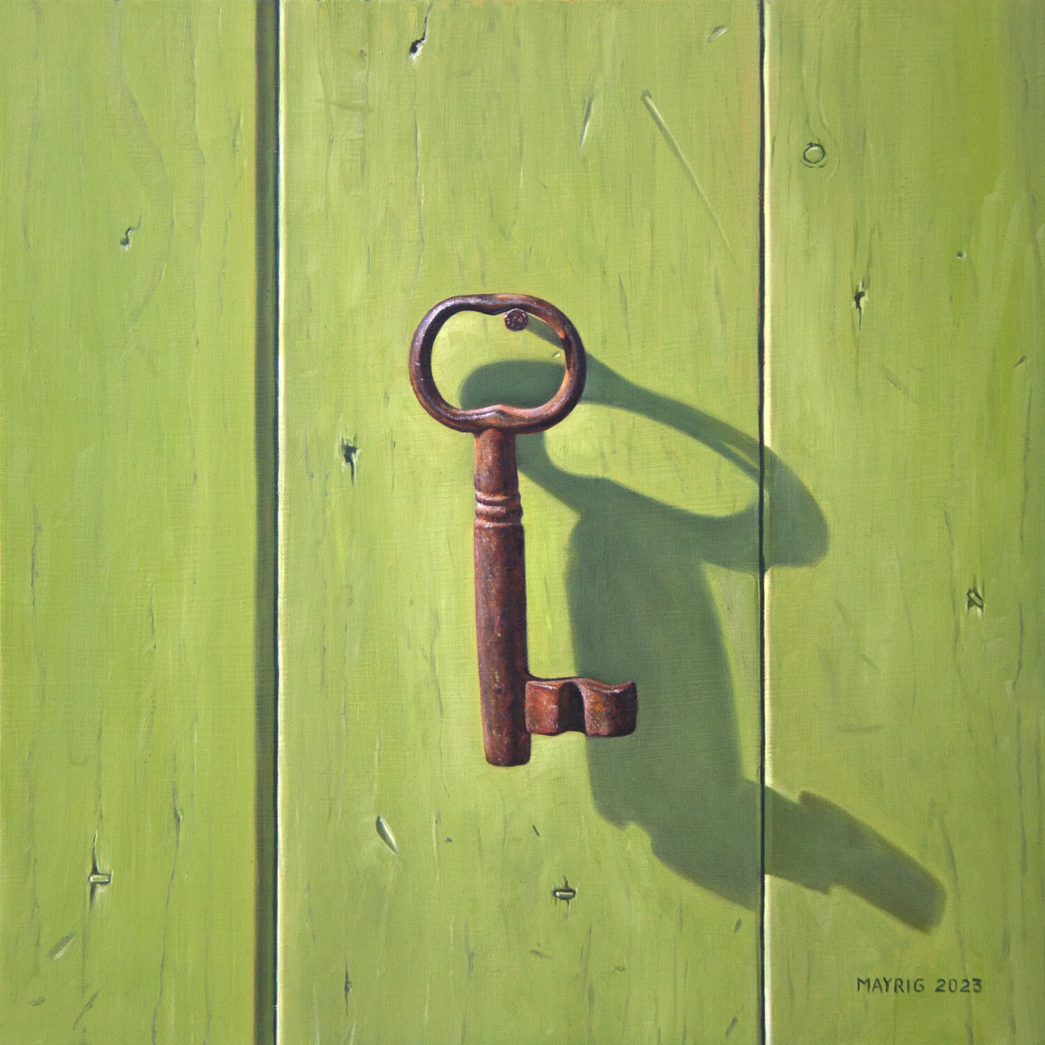 Try your Luck de Mayrig Simonjan (2023) : Peinture Huile sur Bois ...