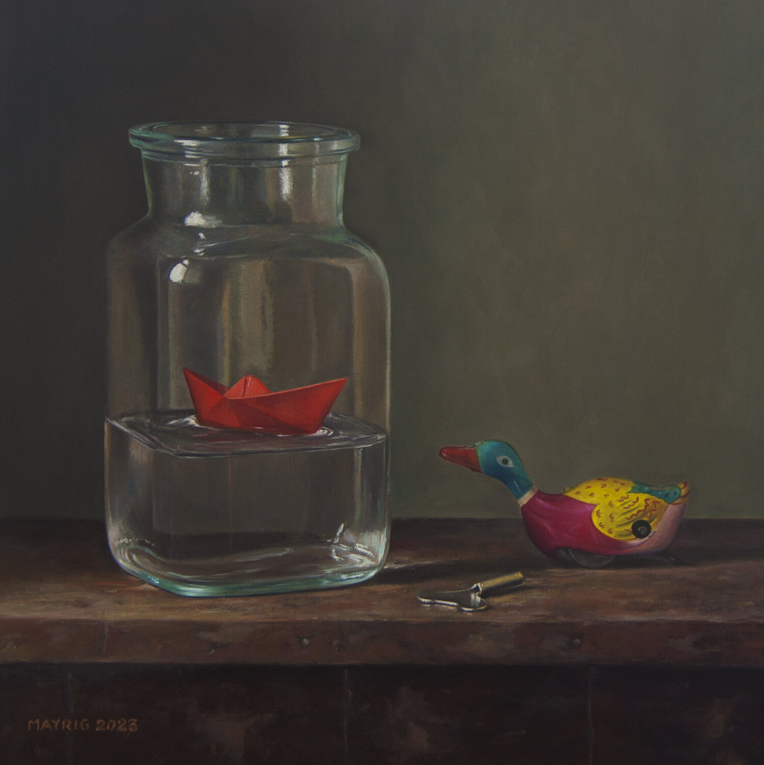 Freedom? by Mayrig Simonjan (2023) : Painting Oil on Wood - Singulart