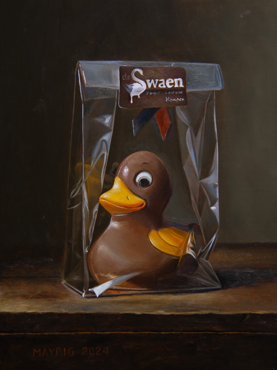 Beautiful Duckling de Mayrig Simonjan (2024) : Peinture Huile sur Bois ...