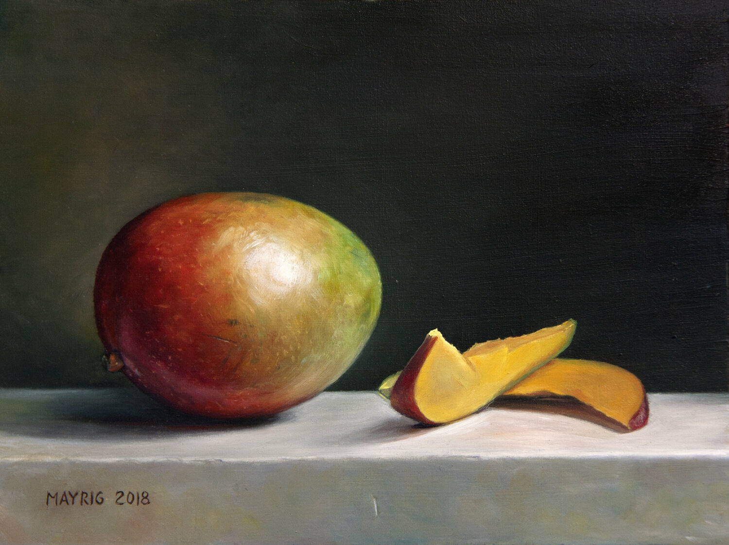 Mango by Mayrig Simonjan (2018) : Painting Oil on Wood - Singulart