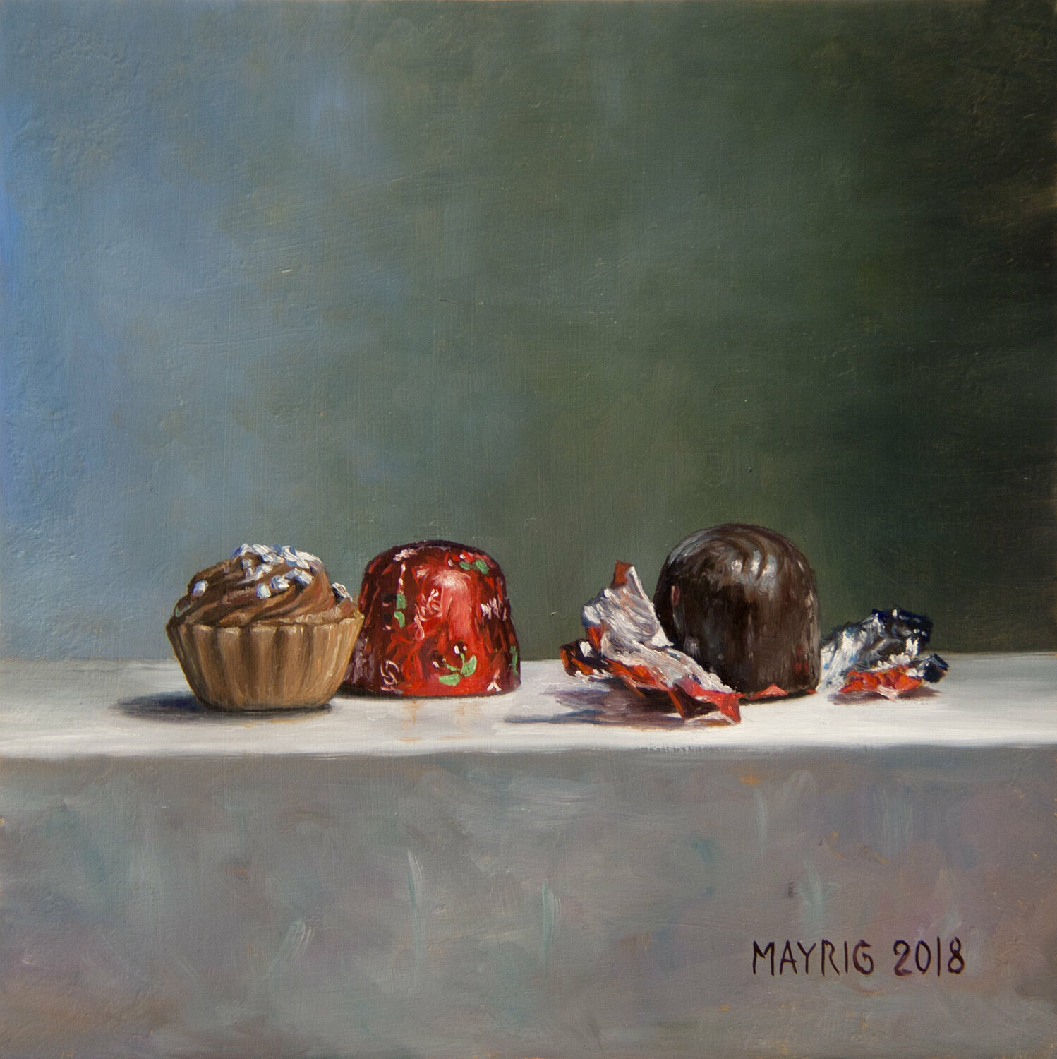 Bonbons by Mayrig Simonjan (2018) : Painting Oil on Wood - SINGULART