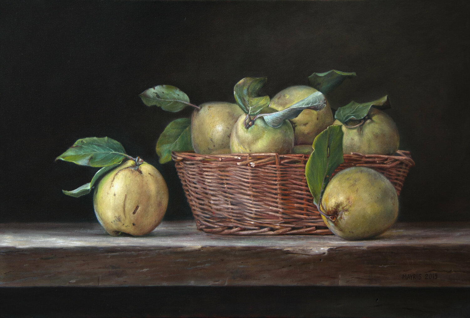 Still Life with quinces by Mayrig Simonjan (2019) : Painting Oil on ...