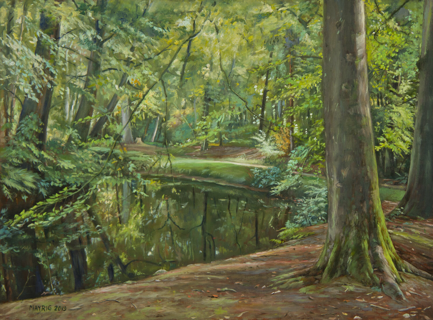 Go for a stroll by Mayrig Simonjan (2019) : Painting Oil on Wood ...