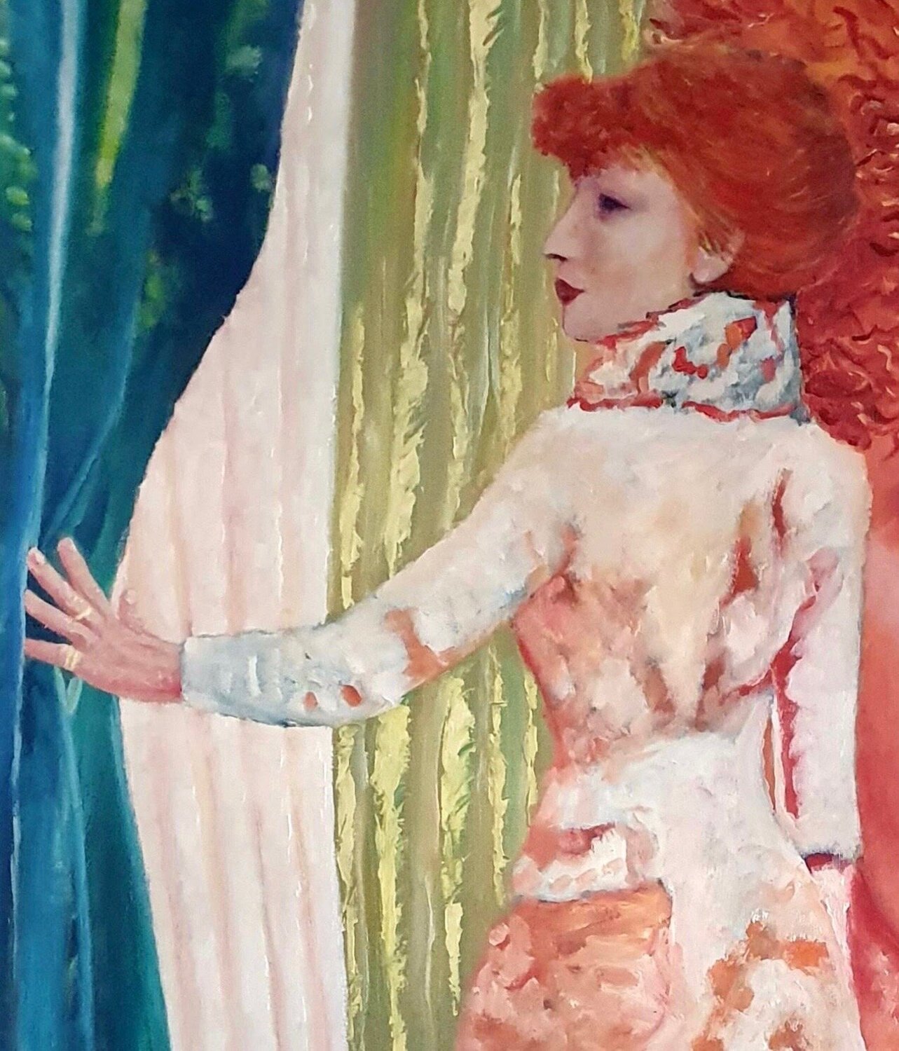 Hommage an Sarah Bernardt by Margarete Stern (2021) : Painting Oil on ...